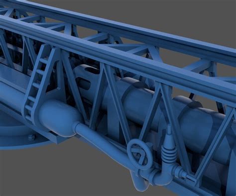Artstation Italian Navy Ww2 Catapult 1 200 Scale 3d Printing