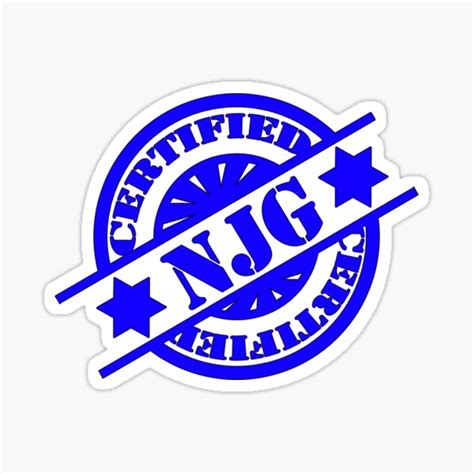 Certified Nice Jewish Girl Sticker For Sale By Beylarichman Redbubble
