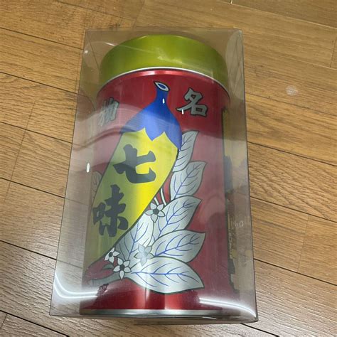 Yahooオークション 八幡屋礒五郎 七味唐辛子 超巨大缶