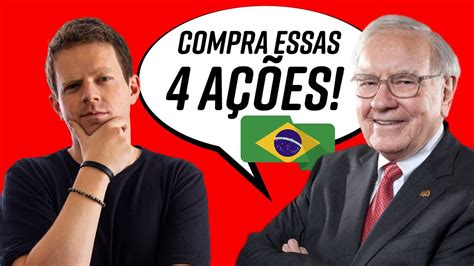 WARREN BUFFETT INVESTIRIA nessas AÇÕES BARATAS se morasse no BRASIL YouTube