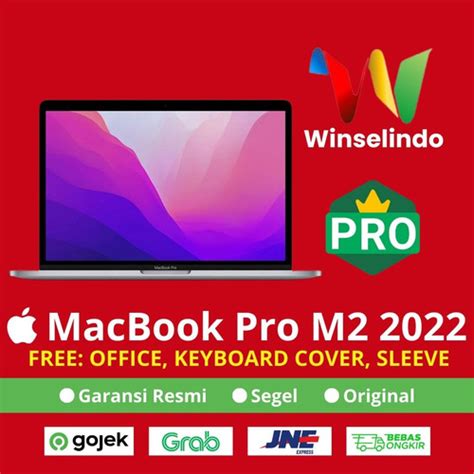 Jual Apple Macbook Pro M2 Chip 2022 13 Inch 256gb 512gb Gray Silver