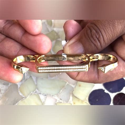 14k Gold Diamond Knuckle Duster Ring Gem