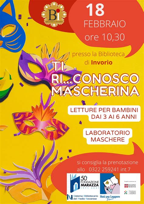 Invorio Ti Ri Conosco Mascherina Sistema Bibliotecario Medio Novarese