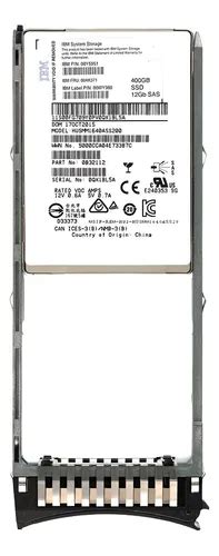 Ssd Ibm 400gb 00ak371 2 5 Sas 12gbps V500 V7000 Parcelamento Sem Juros
