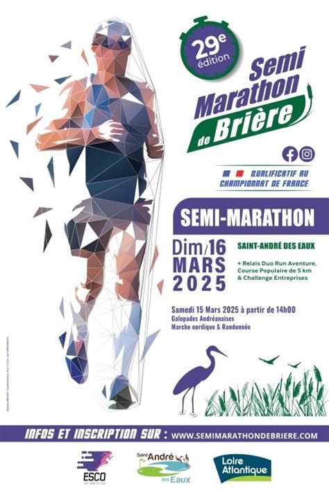 Semi Marathon de Brière 2025 Saint André des Eaux