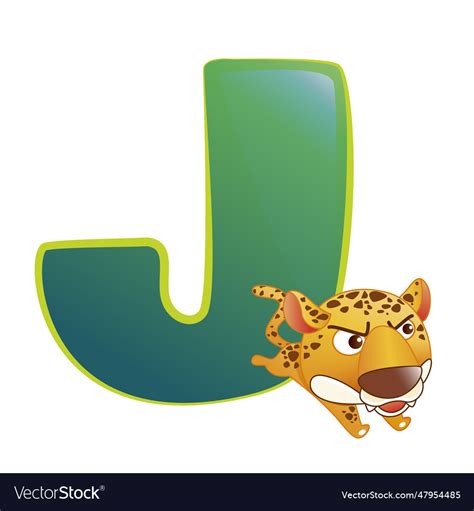 Animal Alphabet J Royalty Free Vector Image Vectorstock