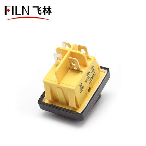 20a On Off Waterproof Ip67 Ac 120v Rocker Switch