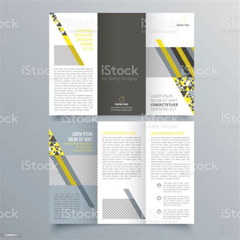 Conception De Brochure Modèle De Brochure Triplefold Créateur Brochure