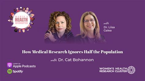S3e1 How Medical Research Ignores Half The Population With Dr Cat
