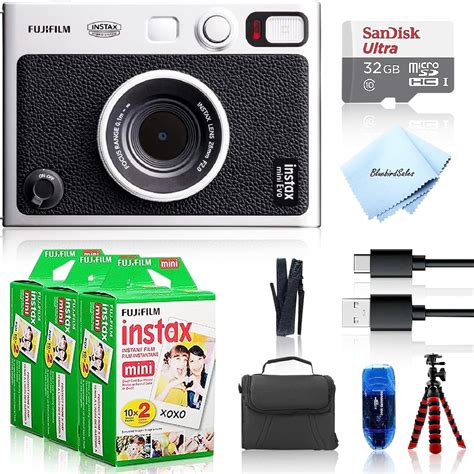 Fujifilm Instax Mini Evo Hybrid Instant Camera Black