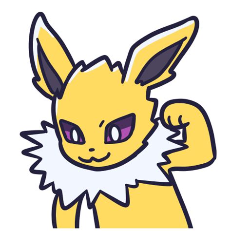 270463 Safe Artistendwl Eeveelution Fictional Species Jolteon