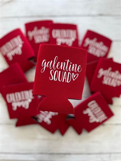 Galentines Day T Galentine Squad Can Cooler Valentines Day Party