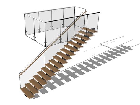 Wooden Indoor Stairs Sketchup 3d Model Skp File Download Sketchupbox