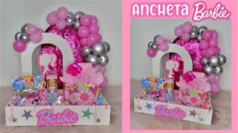 Hermosa Ancheta Con Tema De La Barbie Desayuno Sorpresa Arrego Con Globos Regalo