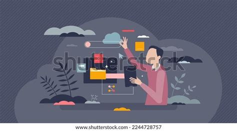 Human Computer Interaction Smart Design Layout Stock Vector Royalty Free 2244728757 Shutterstock