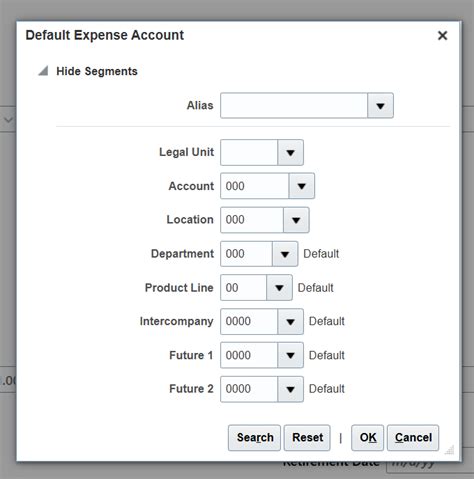 Configuring Default Expense Account By Department In Oracle Fusion Hcm — Cloud Customer Connect
