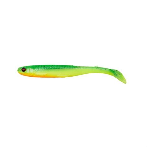 Savage Gear Slender Scoop Shad 11cm Gumihal Green Yellow