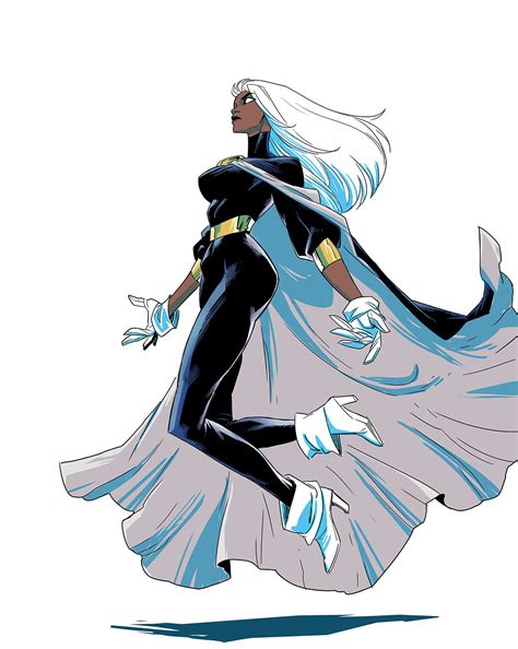 Storm X Men Malvorlage How To Draw Storm In A White X Men Costume