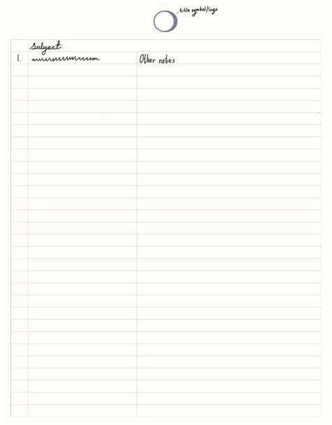 Note Template Notability Gallery Note Template Notability Gallery