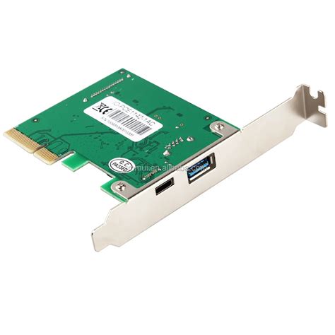 Iocrest Pci Express To Usb3.1 Type-a + Type-c Host Controller Card ...