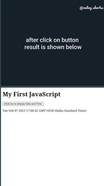 first javascript program viral short shorts javascript youtube