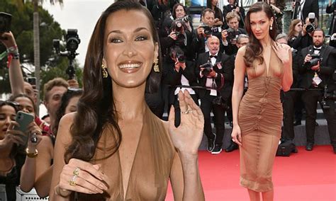 Bella Hadid Leaves Nothing To The Imagination As She Goes Braless In A