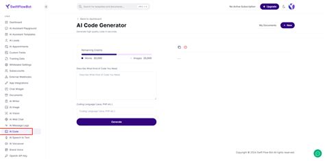 how to write efficient code with ai code swift flow bot