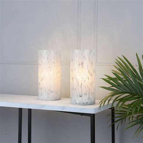 Confetti Touch Glass Table Lamps 2 Pack Costco Uk