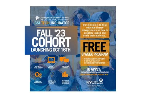 Special Invitation Apply Now For Cunys Csi Tech Incubator Program
