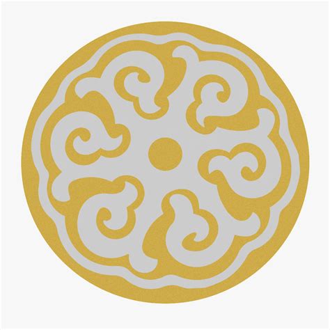 3d Mongolian Ornament Cgtrader