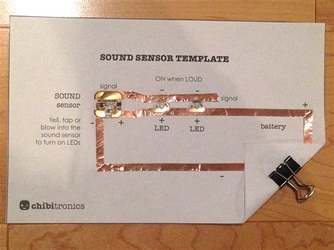 Sound Sensor Tutorial Chibitronics