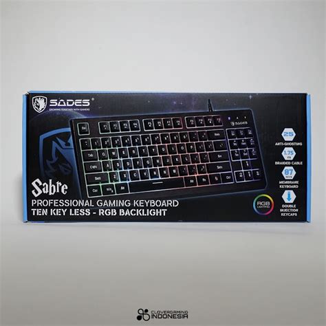 Sades Saber Rgb Tkl Keyboard Gaming Keyboard Official Warranty Shopee Malaysia