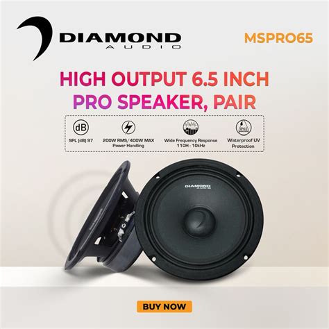Diamond Audio High Output Speakers For Powerful Car Audio