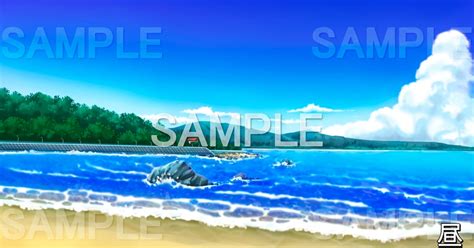 背景素材 自然編（海）追加しました（booth販売） 背景素材屋さんみにくるのイラスト Pixiv
