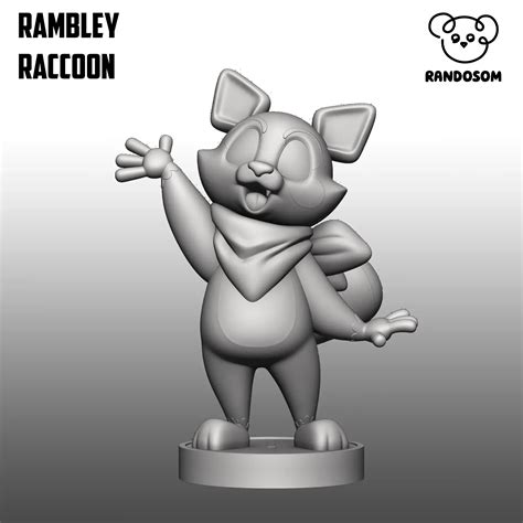 Other Stl Download Rambley Raccoon Indigo Parkby Randosom