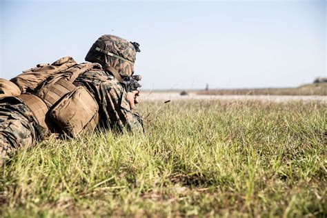 U S Marine Corps Pfc Gabriel Guevara ein Schütze U S National