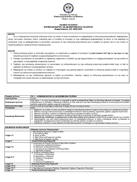 Fil 1 Obe 1stsem Ay2020 2021 Pdf