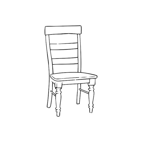 Premium Vector Hand Drawn Chair