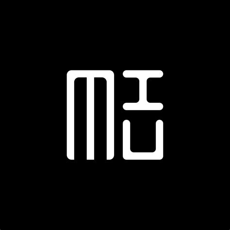 Miu Letter Logo Vector Design Miu Simple And Modern Logo Miu