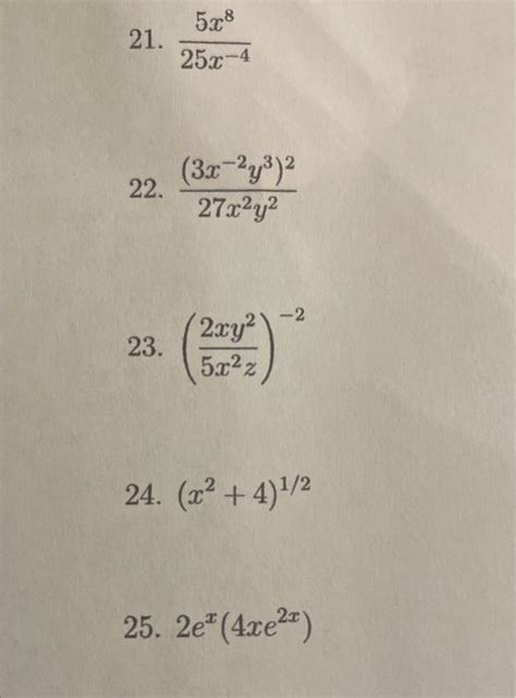 Solved Perform The Indicated Operation Write The Answer