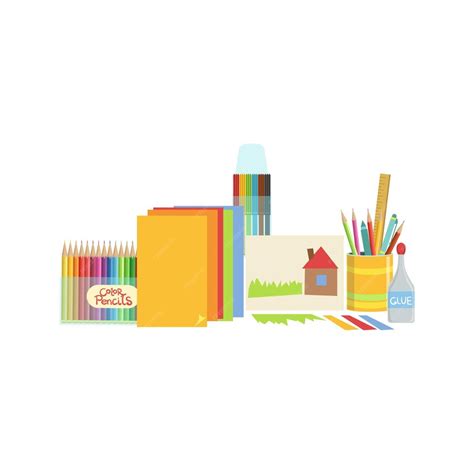 Premium Vector Craft Class Set Of Objects