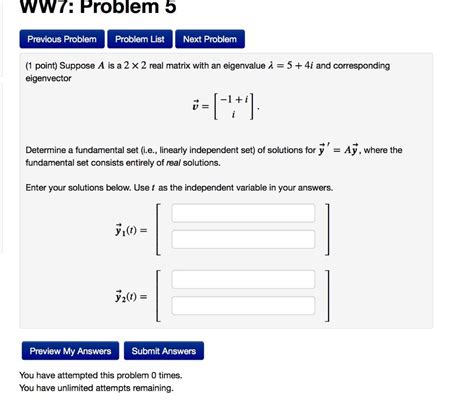solved ww7 problem 5 previous problem problem list next