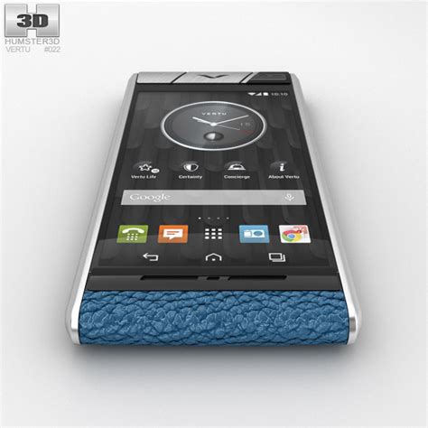 Vertu Aster Lagoon Calf 3d Model Download Phones On