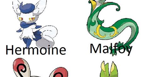 Harry Potter Themed Pokemon Team Imgur