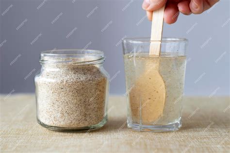 Premium Photo Supplement Of Psyllium Husk And Soluble Fiber For The