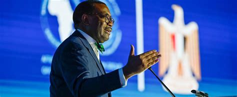 Discours De M Akinwumi A Adesina Président Du Groupe De La Banque