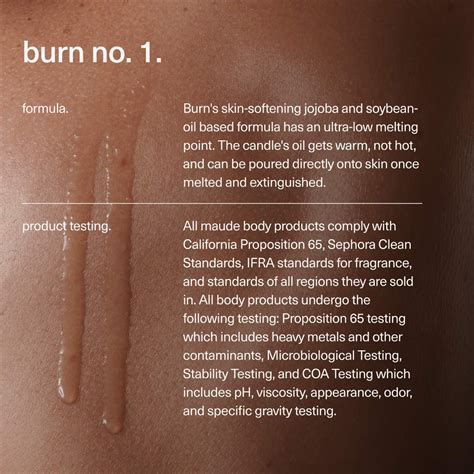 Burn Jojoba Oil Massage Candle No 1 Lemongrass Clove Mens