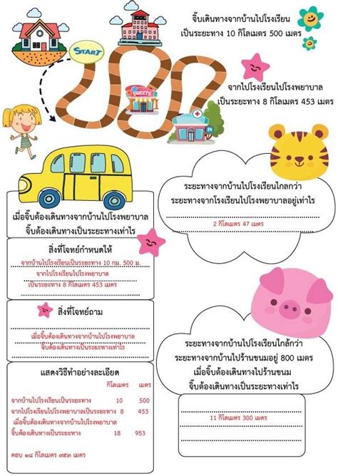 สื่อการสอนครูเอม ป 3 สื่อการสอนคณิตศาสตร์ การเรียนรู้ คณิตศาสตร์
