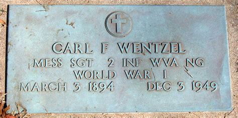 Carl Frank Wentzel 1894 1949 Find A Grave Memorial