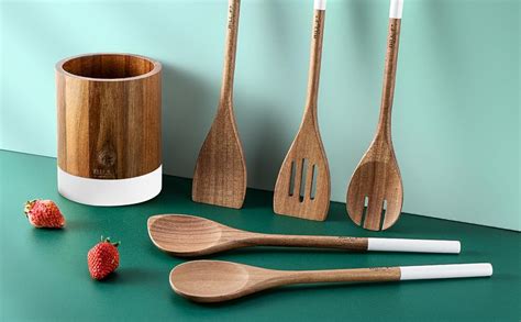 Beech Wood Cookware Set Kitchen Cooking Tools Kitchen Gadgets 5